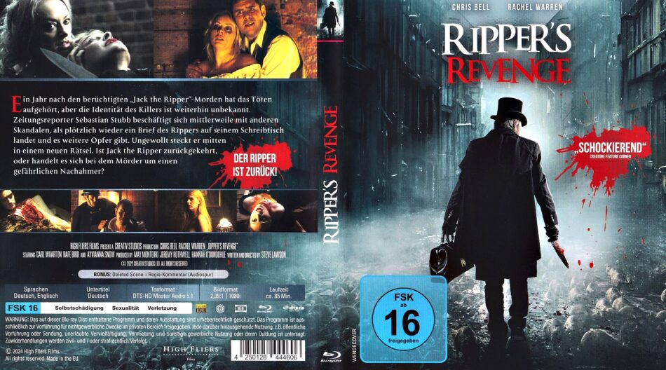 Ripper's Revenge DE Blu-Ray Cover - DVDcover.Com