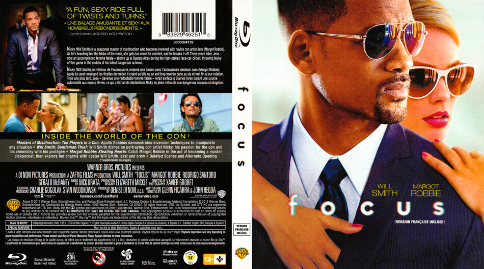 Focus (2014) Blu-Ray & DVD Cover - DVDcover.Com