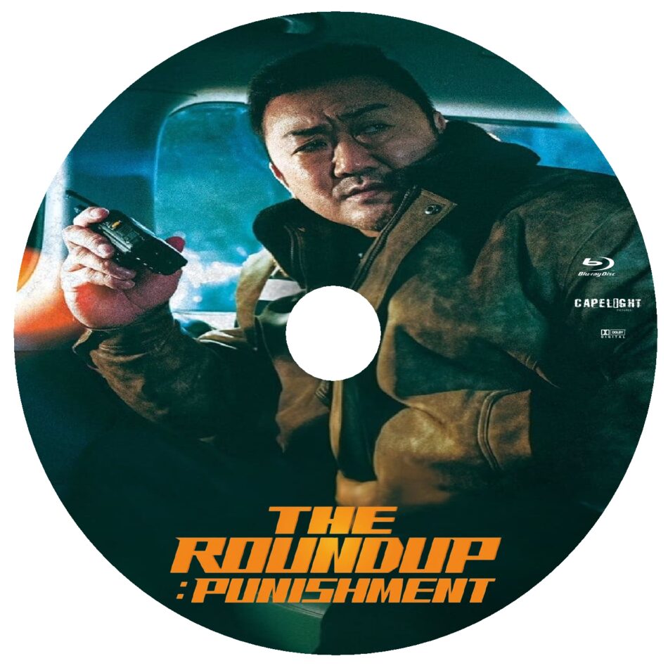The Roundup-Punishment (2024) Custom Blu-Ray Label - DVDcover.Com
