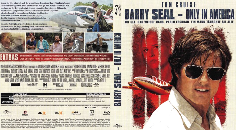 Barry Seal - Only in America (2017) DE Blu-Ray Covers - DVDcover.Com