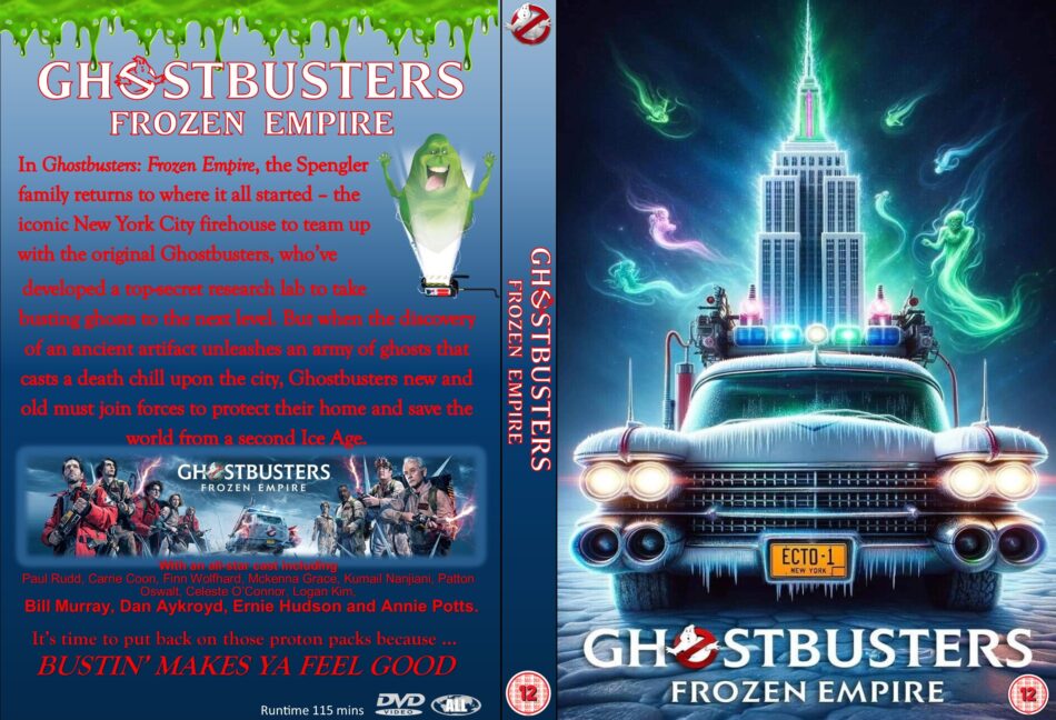 Ghostbusters Frozen Empire (2024) V2 Custom DVD Cover - DVDcover.Com