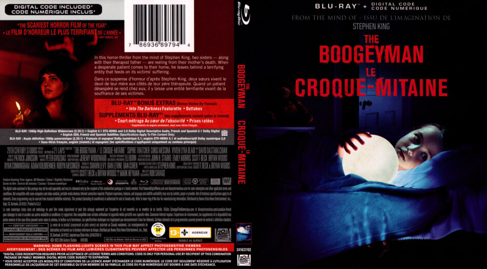 The Boogeyman (2023) Blu-Ray Cover - DVDcover.Com