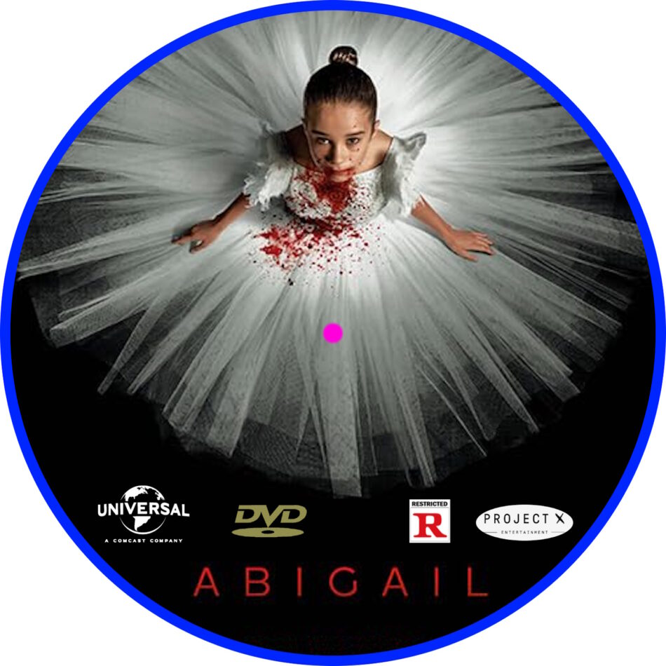 Abigail (2024) R1 Custom DVD Label - DVDcover.Com