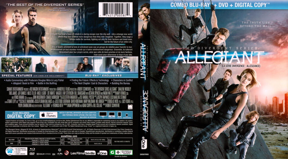 Allegiant (2016) Blu-Ray & DVD Cover - DVDcover.Com