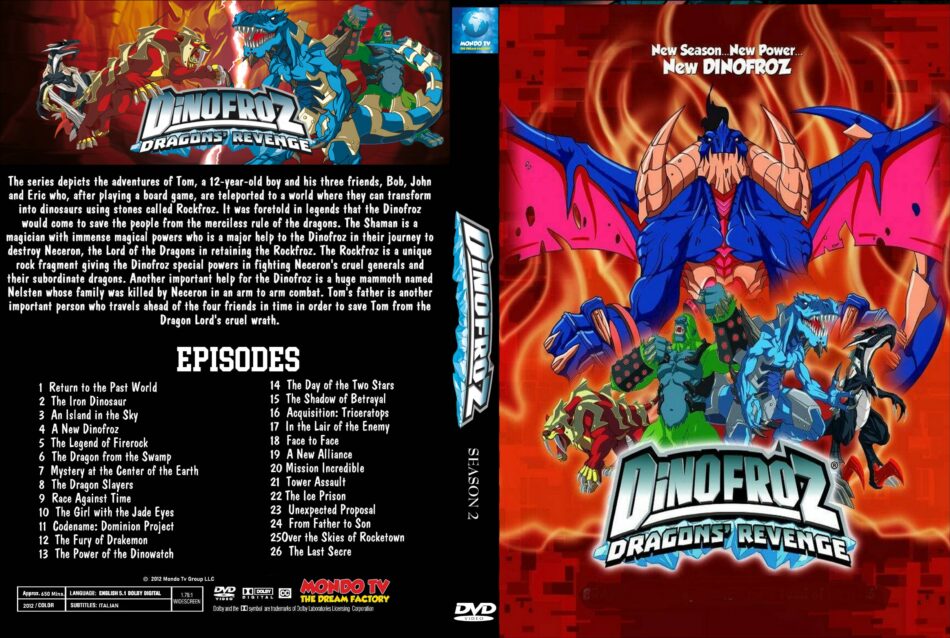 DinoFroz Season 2 Custom DVD Cover - DVDcover.Com