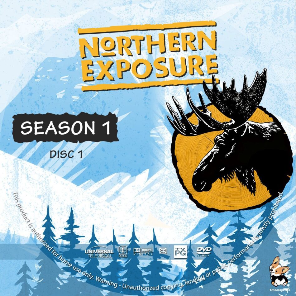 Northern Exposure - Season 1 R1 Custom DVD Labels - DVDcover.Com