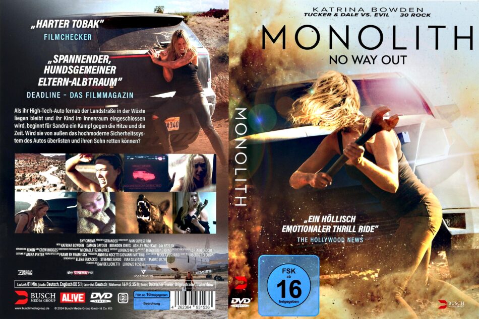 Monolith-No Way Out R2 DE DVD Cover - DVDcover.Com