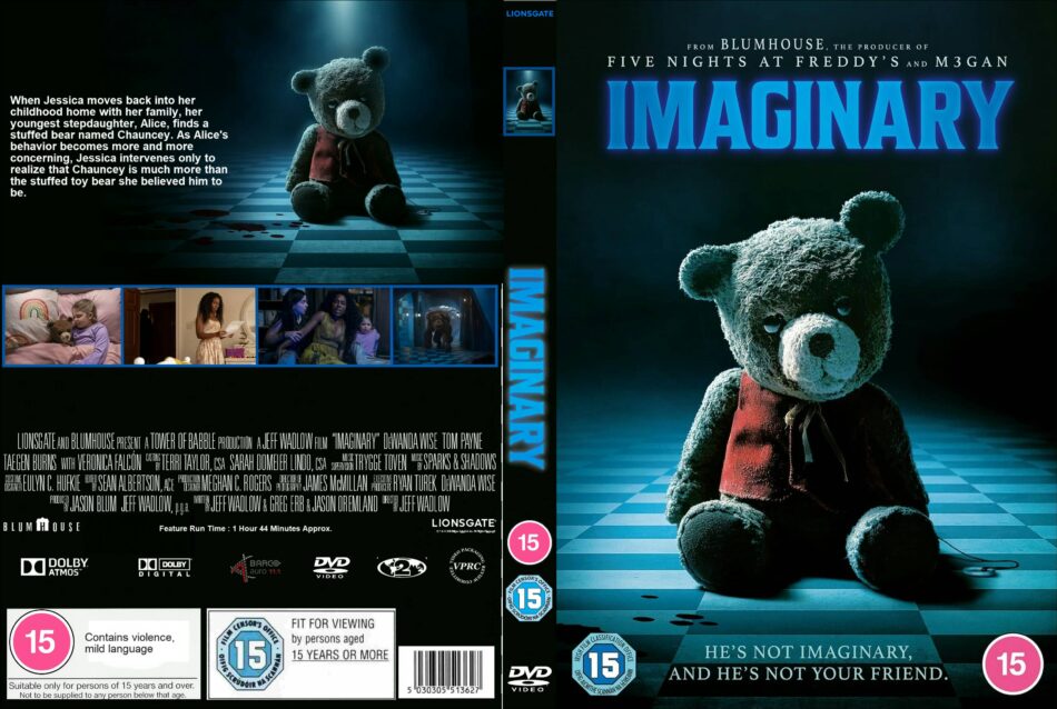 Imaginary (2024) Custom R2 UK Custom DVD Cover and Label - DVDcover.Com
