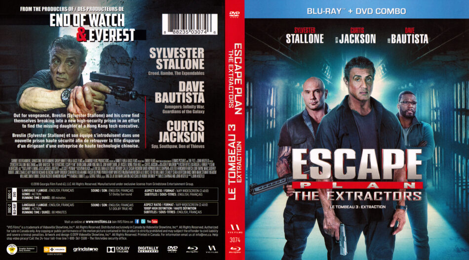 Escape Plan - The Extractors (2018) Blu-Ray & DVD Cover - DVDcover.Com
