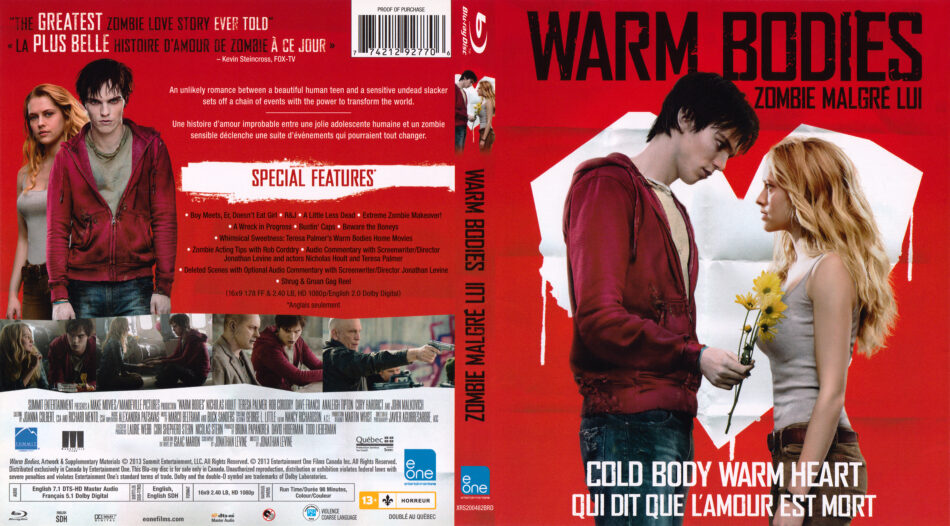 Warm Bodies (2013) Blu-Ray & DVD Cover - DVDcover.Com