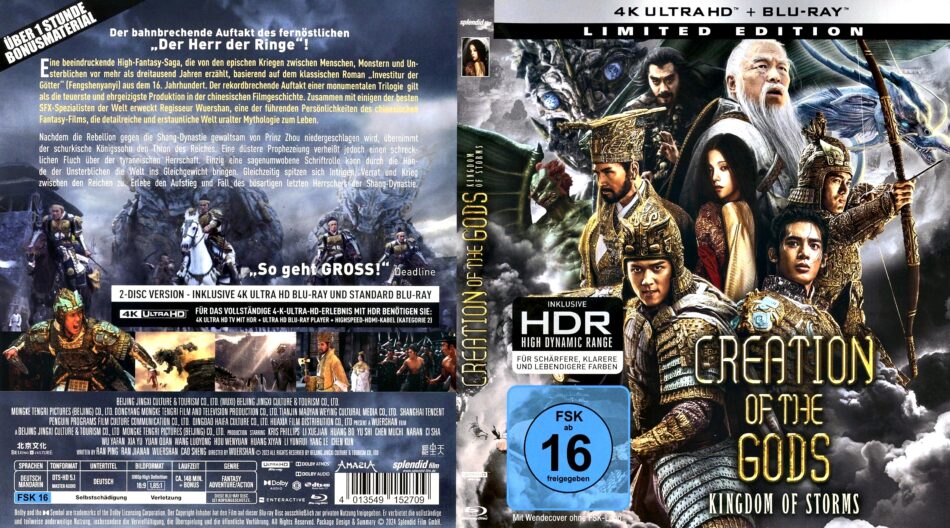 Creation Of The Gods-Kingdom Of Storms DE 4K UHD Cover - DVDcover.Com