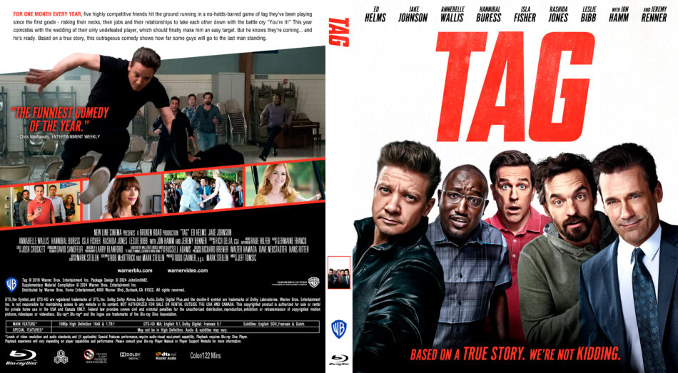 Tag (2018) Custom Blu-Ray Cover - DVDcover.Com