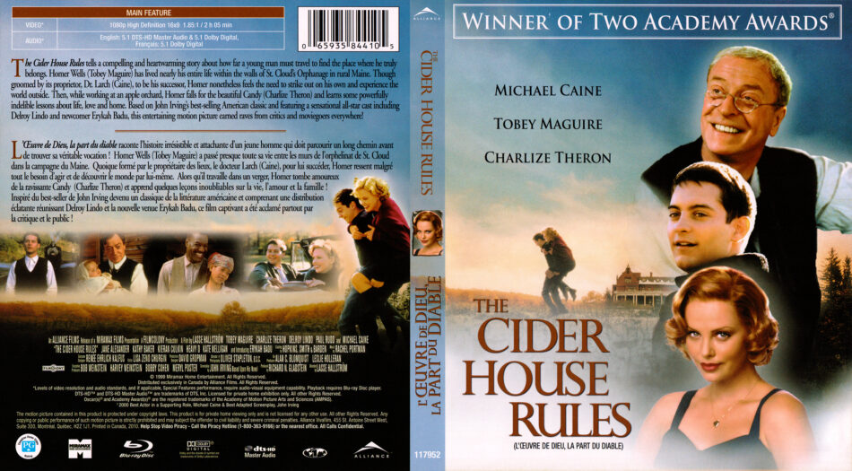 The Cider House Rules (1999) Blu-Ray & DVD Cover - DVDcover.Com