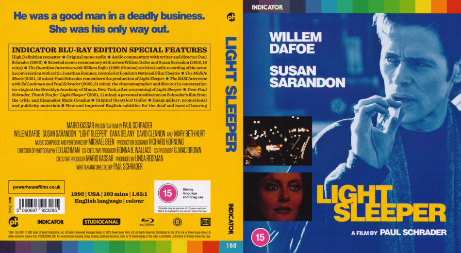 Light Sleeper (1992) RB Blu-Ray Cover - DVDcover.Com