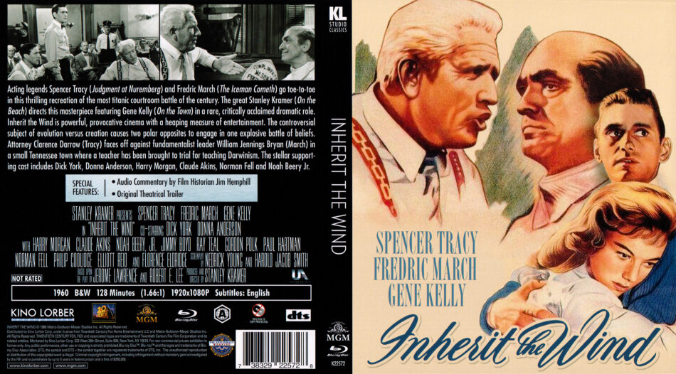 Inherit the Wind (1960) Blu-Ray Cover - DVDcover.Com