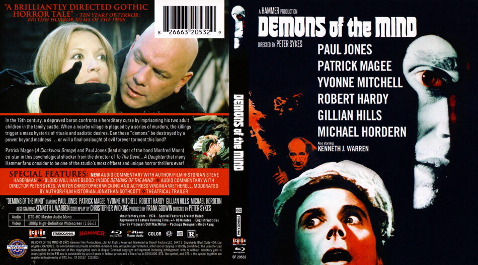 Demons of the Mind (1974) Blu-Ray Cover - DVDcover.Com