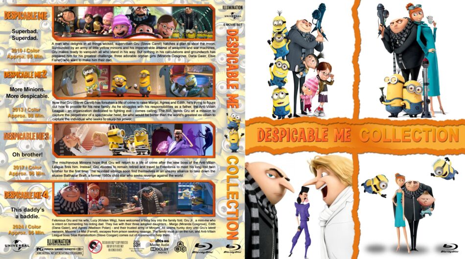 Despicable Me Collection DE Blu-Ray Cover - DVDcover.Com