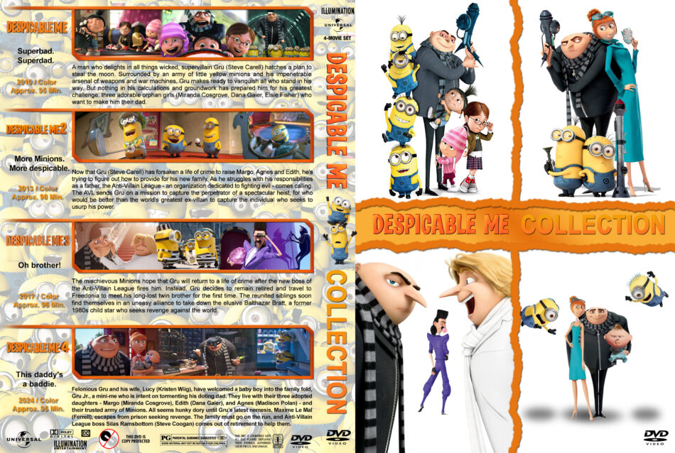 Despicable Me Collection R1 Custom DVD Cover - DVDcover.Com
