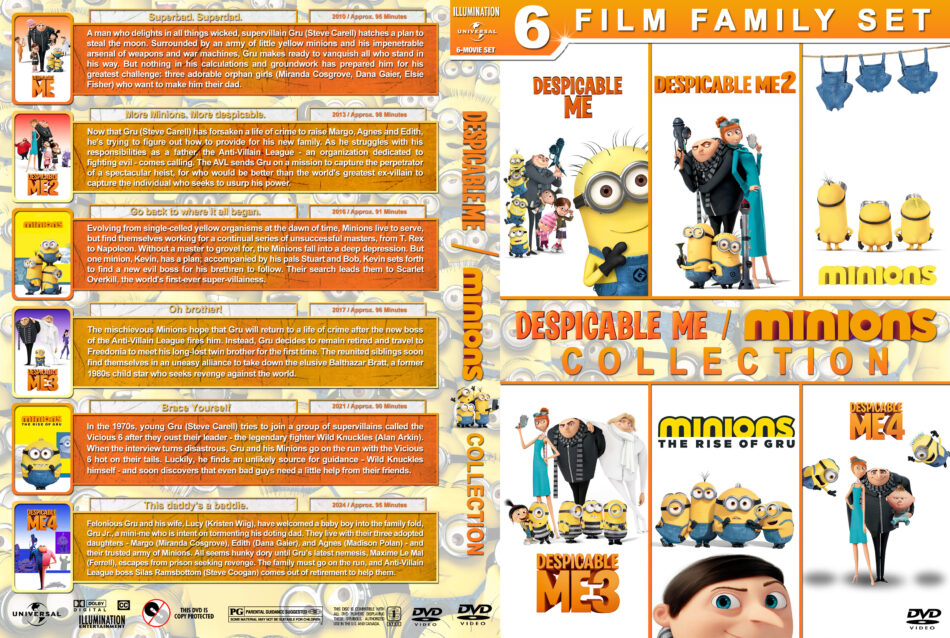 Despicable Me / Minions Collection R1 Custom DVD Cover V2 - DVDcover.Com