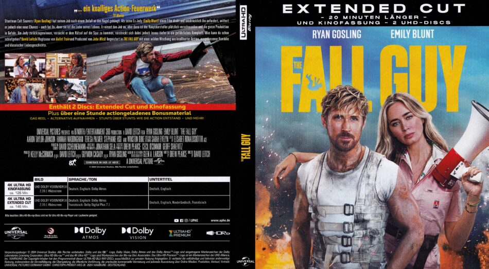 The Fall Guy (2024) DE 4K UHD Covers - DVDcover.Com