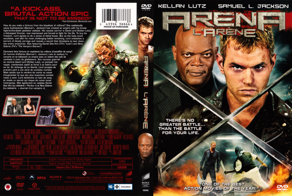 Arena (2011) R1 DVD Cover - DVDcover.Com
