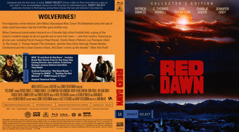 Red Dawn 1984 Poster Red Dawn (1984)/Home Media | Moviepedia | Fandom
