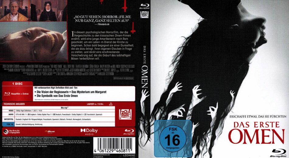Das erste Omen (2024) DE Blu-Ray Cover - DVDcover.Com