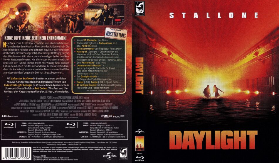 Daylight (1996) DE Blu-Ray Cover - DVDcover.Com