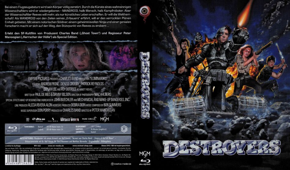 Destroyers (1986) DE Blu-Ray Covers - DVDcover.Com