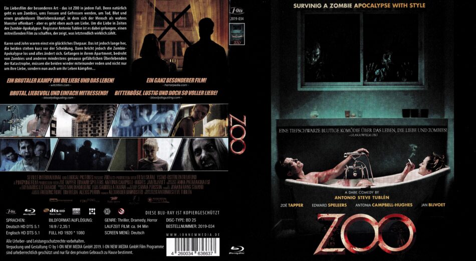 Zoo (2018) DE Blu-Ray Covers - DVDcover.Com