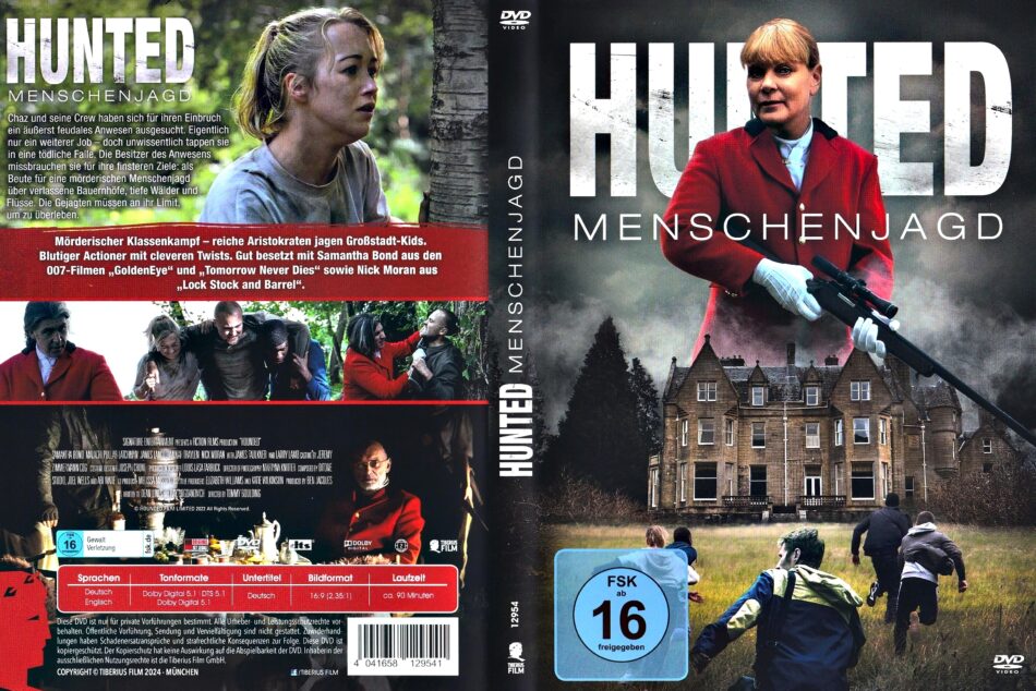 Hunted-Menschenjagd R2 DE DVD Cover - DVDcover.Com