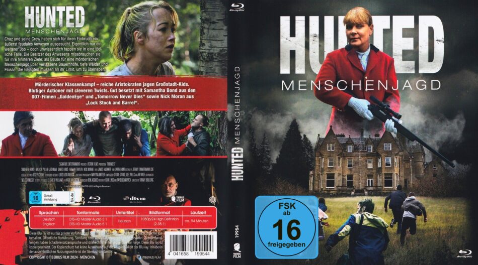 Hunted-Menschenjagd DE Blu-Ray Cover - DVDcover.Com