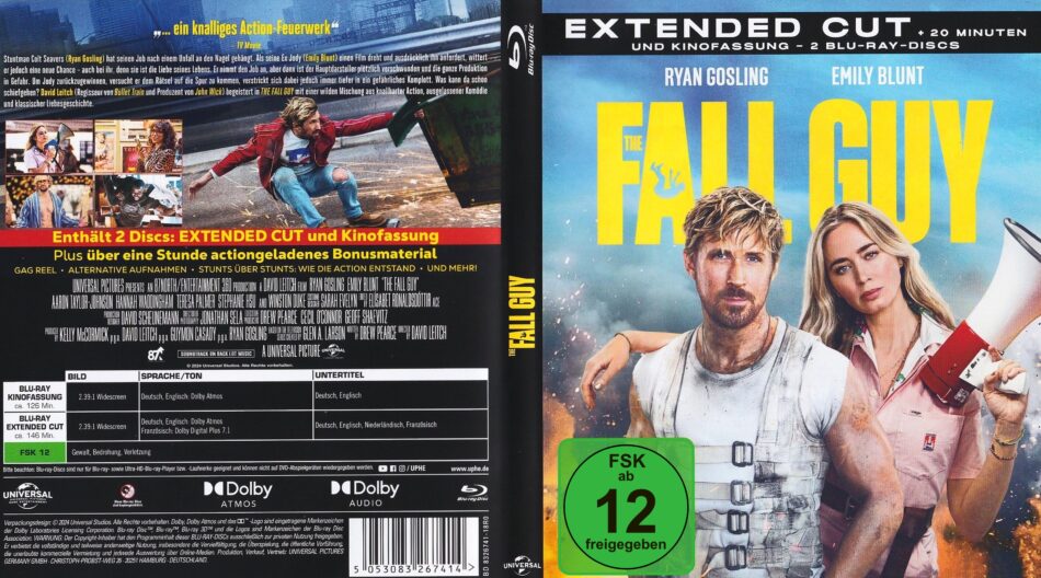 The Fall Guy DE Blu-Ray Cover - DVDcover.Com