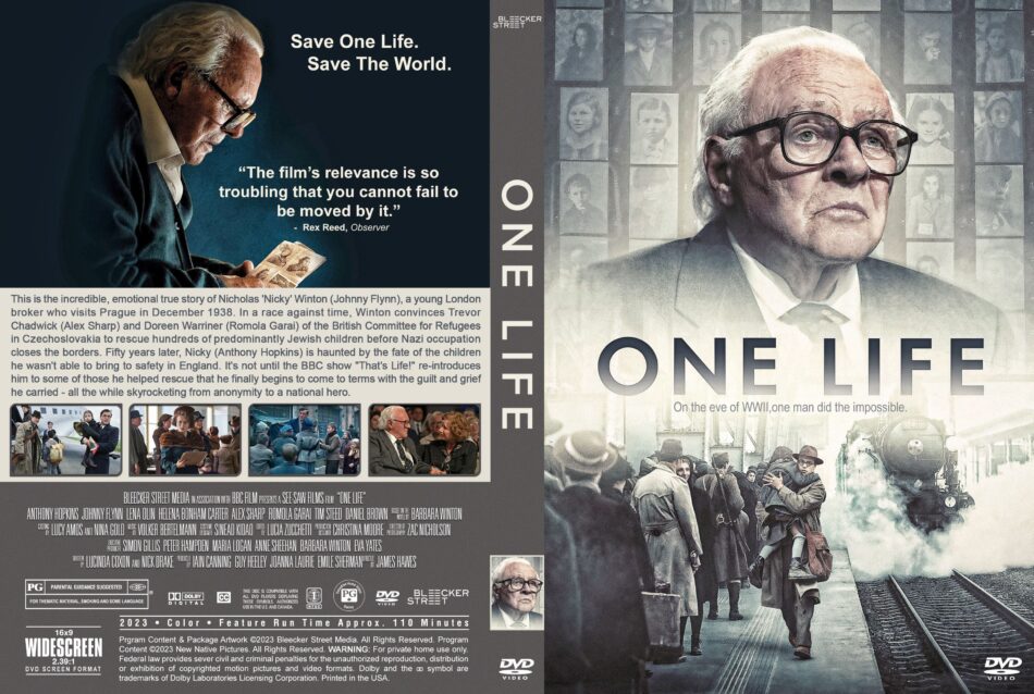 One Life (2023) R1 Custom DVD Cover & Label - DVDcover.Com