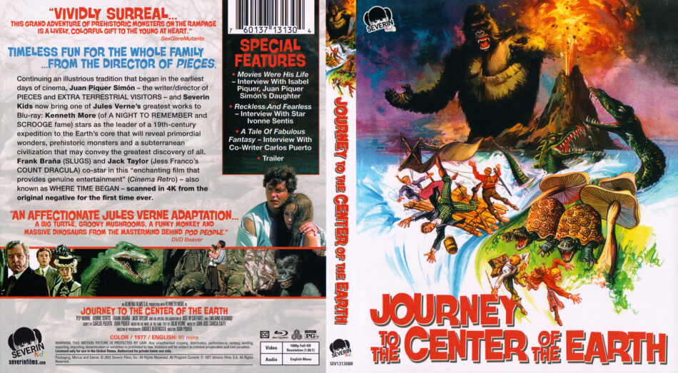 Journey to the Center of the Earth (1977) Blu-Ray Covers - DVDcover.Com