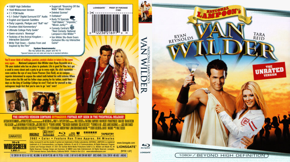 Van Wilder (2002) Blu-Ray & DVD Cover - DVDcover.Com