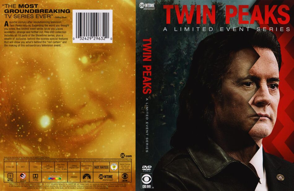 Twin Peaks - A Limited Event Series (2017) R1 DVD Cover - DVDcover.Com