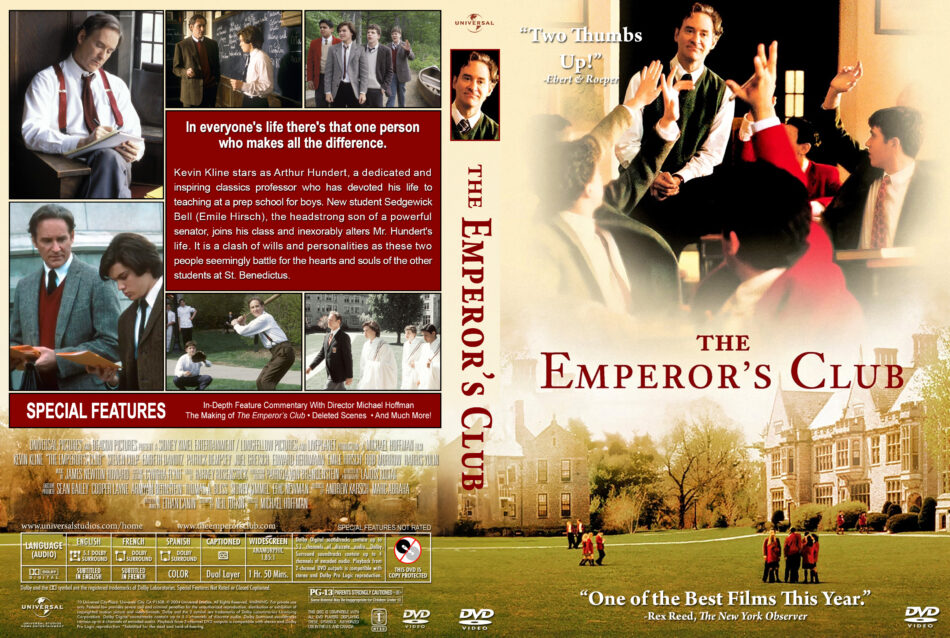 The Emperor’s Club (2002) R1 Custom DVD Cover - DVDcover.Com