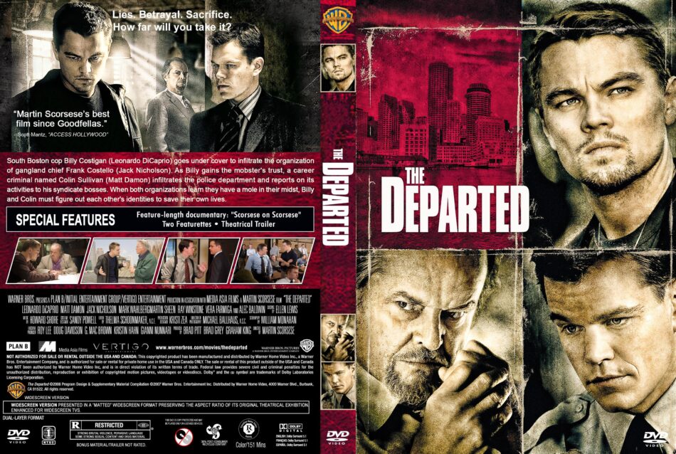 The Departed Blu-Ray Cover & Label - DVDcover.Com