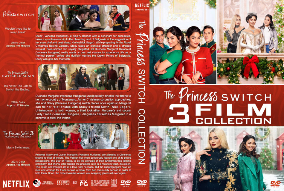 The Princess Switch Collection R1 Custom DVD Cover - DVDcover.Com
