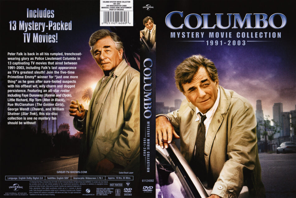 Columbo - Mystery Movie Collection (1991 - 2003) R1 DVD Cover ...