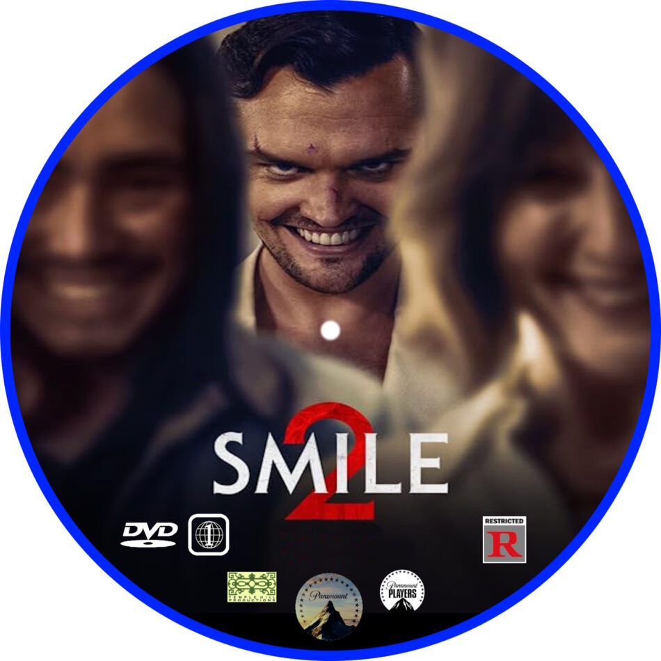 Smile 2 (2024) R1 Custom DVD Label - DVDcover.Com