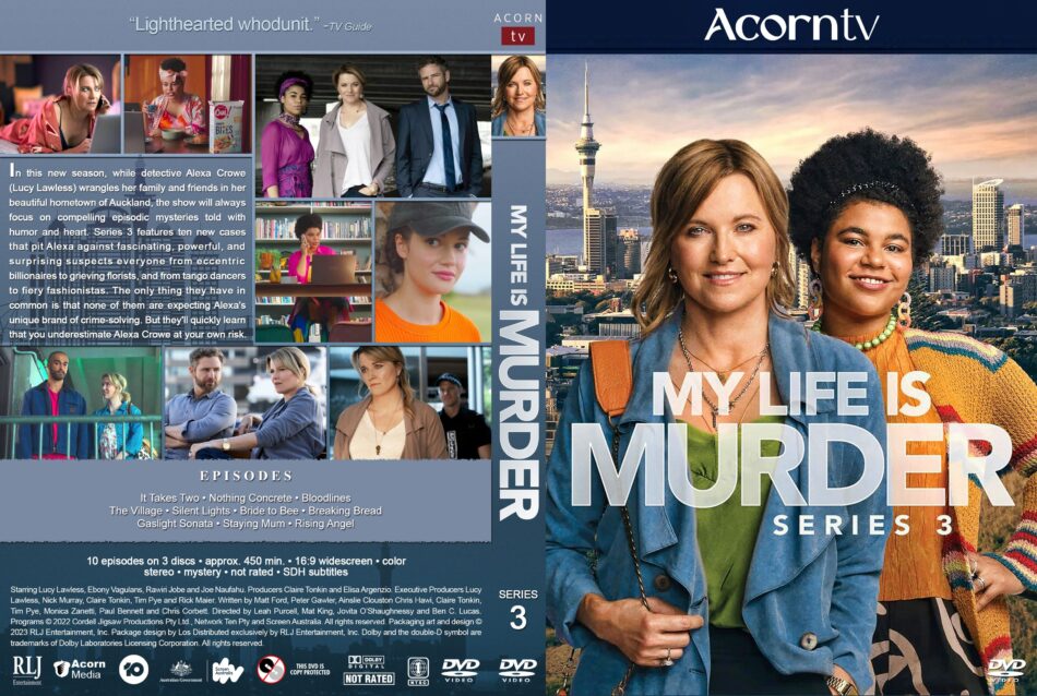My Life Is Murder - Series 4 R1 Custom DVD Cover & Labels - DVDcover.Com