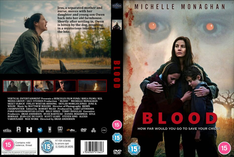 Blood (2022) Custom R2 UK DVD Cover and Labels - DVDcover.Com