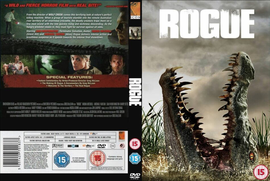 Rogue (2007) R2 UK DVD Cover and Label - DVDcover.Com