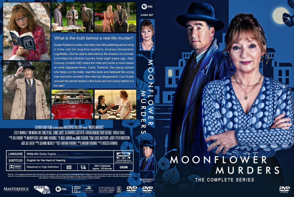 Moonflower Murders - The Complete Series R1 Custom DVD Cover & Labels - DVDcover.Com