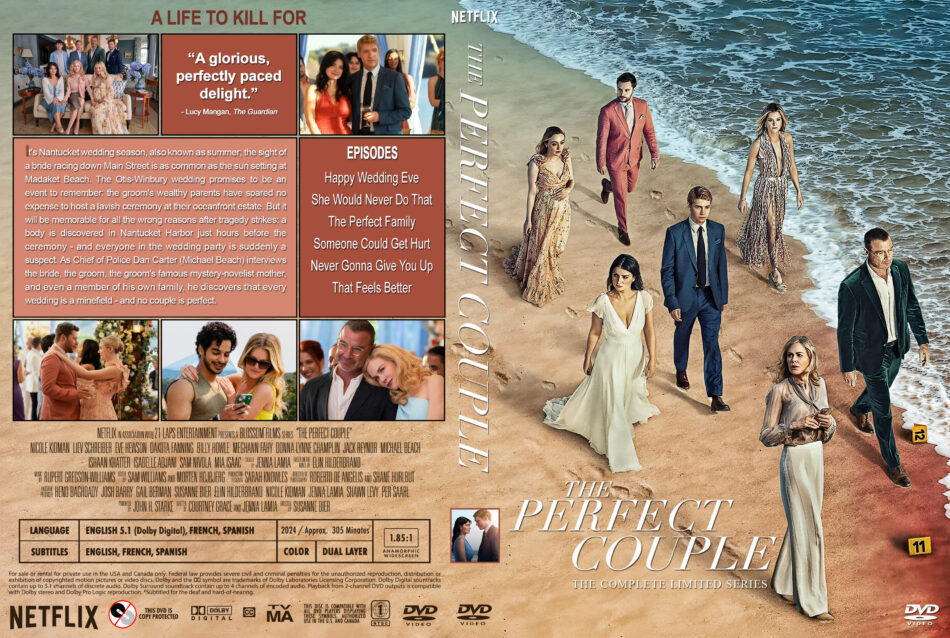 The Perfect Couple (TV mini-series 2024) R1 Custom DVD Cover & Labels ...