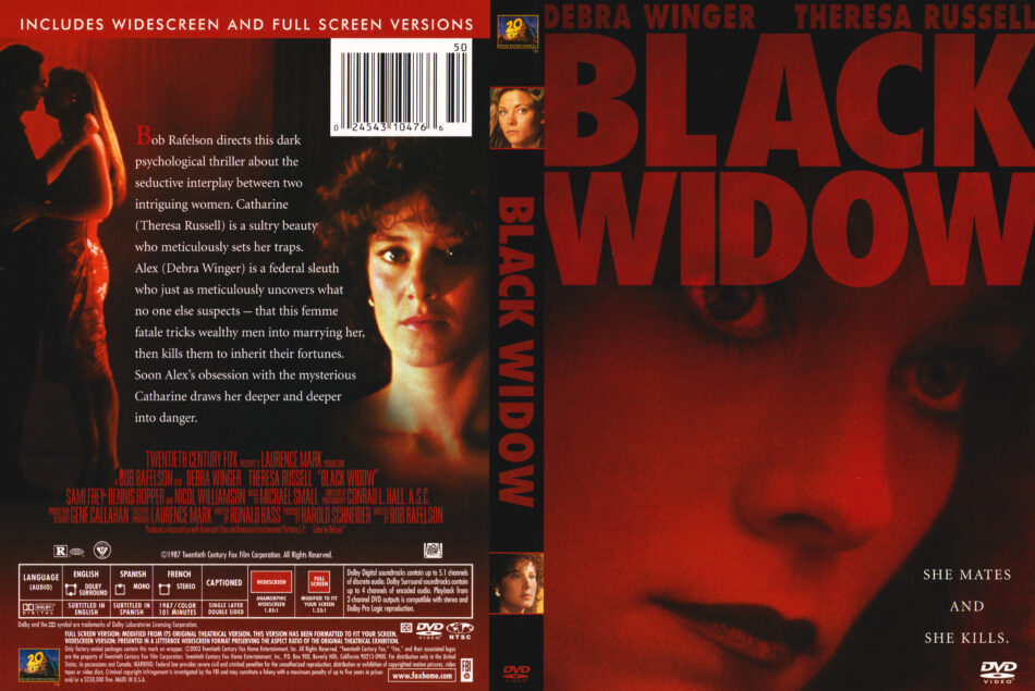 Black Widow (1987) R1 DVD Cover - DVDcover.Com