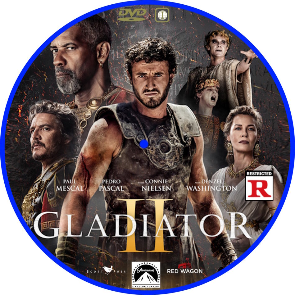 Gladiator 2 (2024) R1 Custom DVD Label - DVDcover.Com