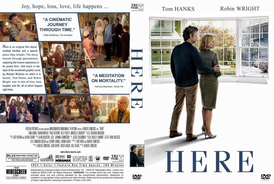 Here (2024) R1 Custom DVD Cover & Label - DVDcover.Com
